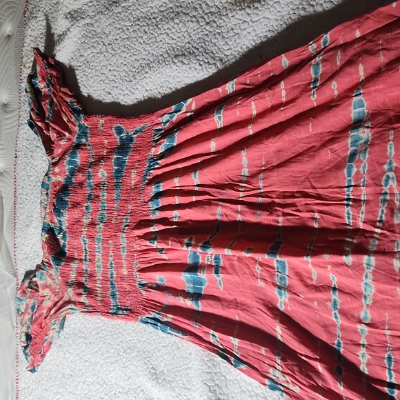 Magic | Dresses | Magic Size Medium Turqoise And Pink Boho Dress W ...